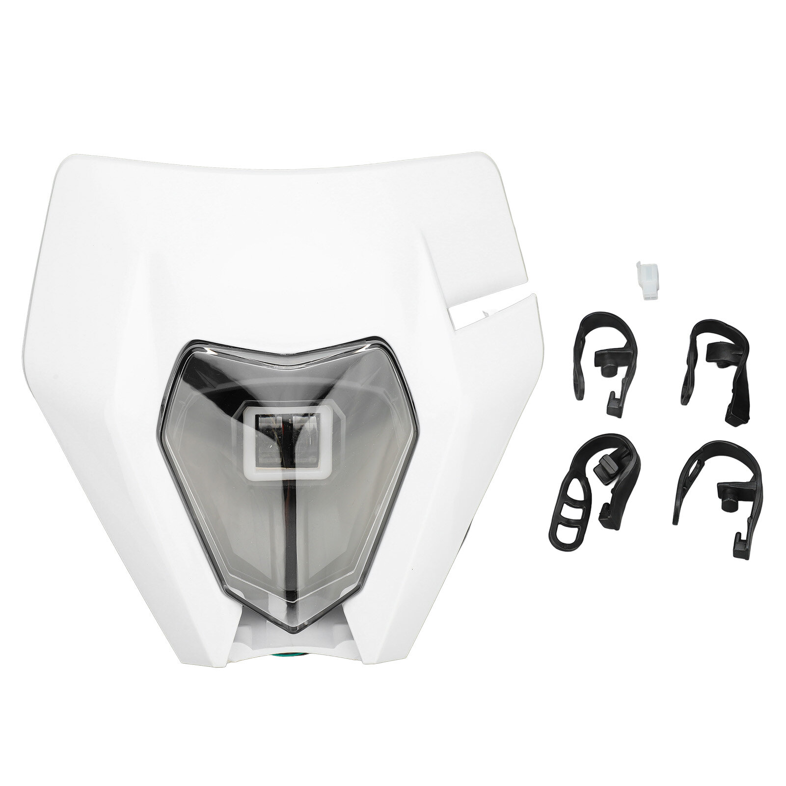 Универсальная светодиодная фара для мотокросса, ярко-белая подсветка, светодиодная фара для питбайка, высокая видимость