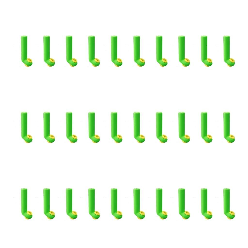 Гибкие силиконовые держатели поплавков, 30 шт, S