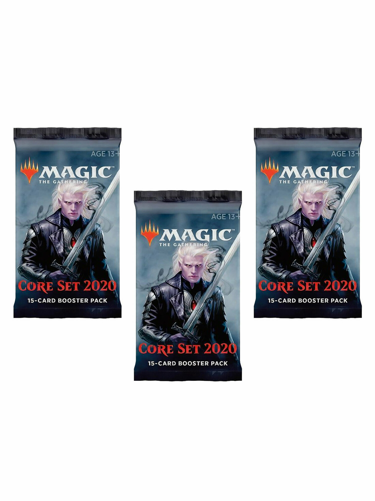 Magic The Gathering: 3 бустера MTG издания Core Set 2020 на английском