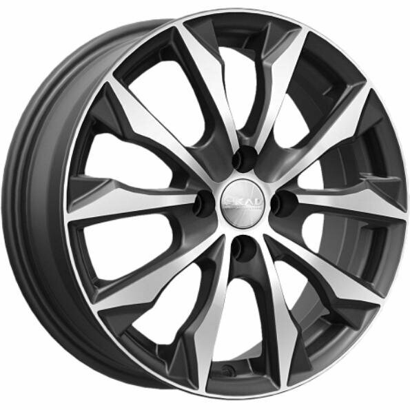 Колесный диск Скад Нагоя 6x16 4*100 ET45 DIA60.1 Алмаз матовый
