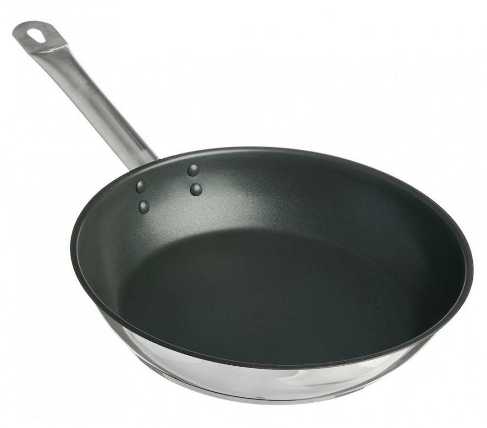 Сковорода нерж А/П 200 общепит ТРС индукция катунь