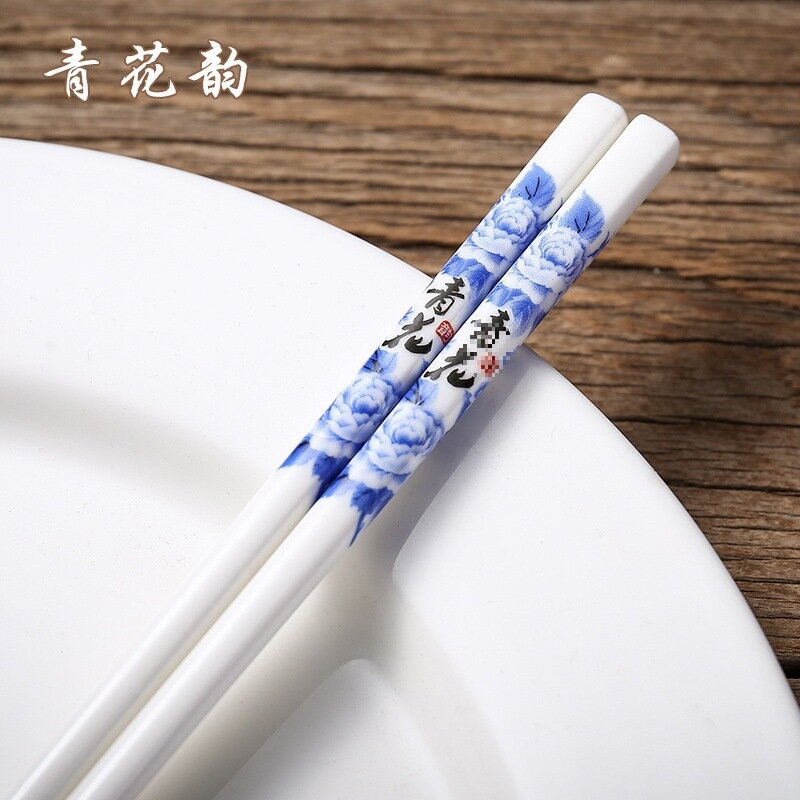 Новые керамические палочки для еды из костяного фарфора без плесени и скольжения для домашнего использования