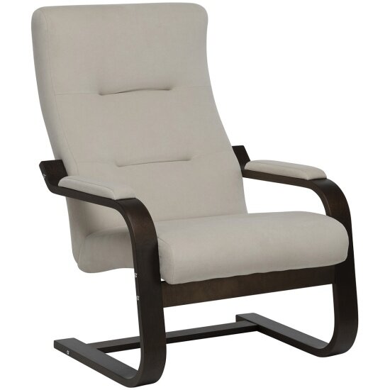 Кресло Импэкс Мебель Leset Оскар NEW Орех текстура, ткань Bingo 02