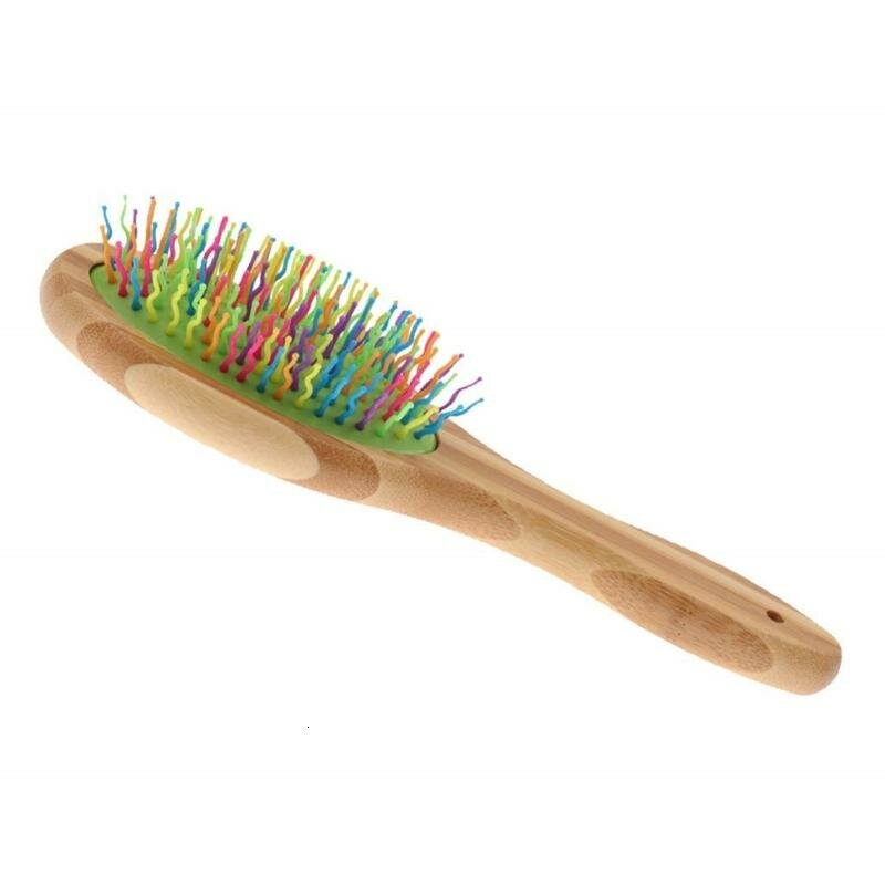 Расческа для деревянных волос с одной стороны
