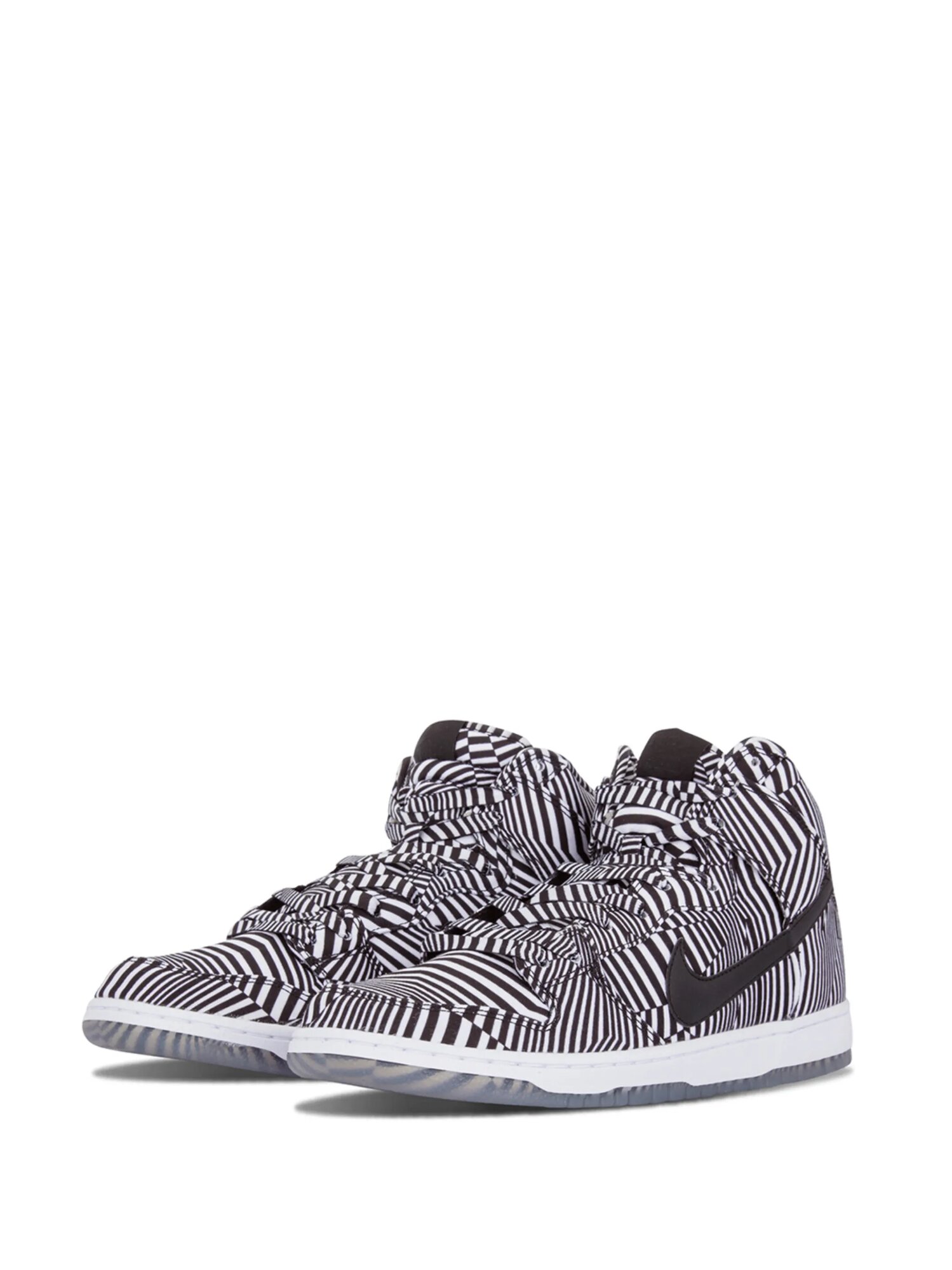 Кроссовки NIKE SB Dunk High Premium, размер 11.5 US, чёрный — фото 1