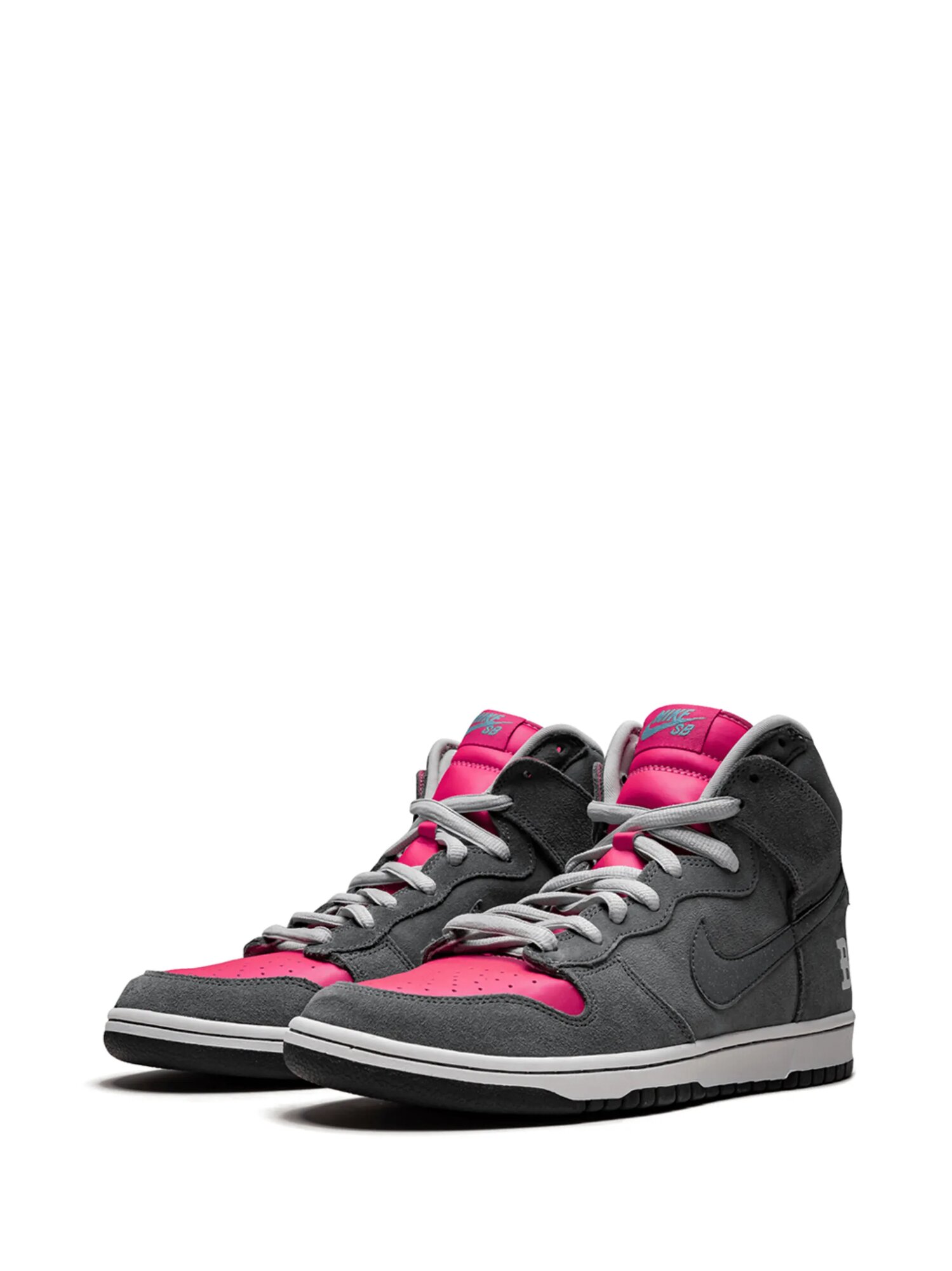 Кроссовки NIKE Dunk High Premium SB, размер 8.5 US, серый — фото 1