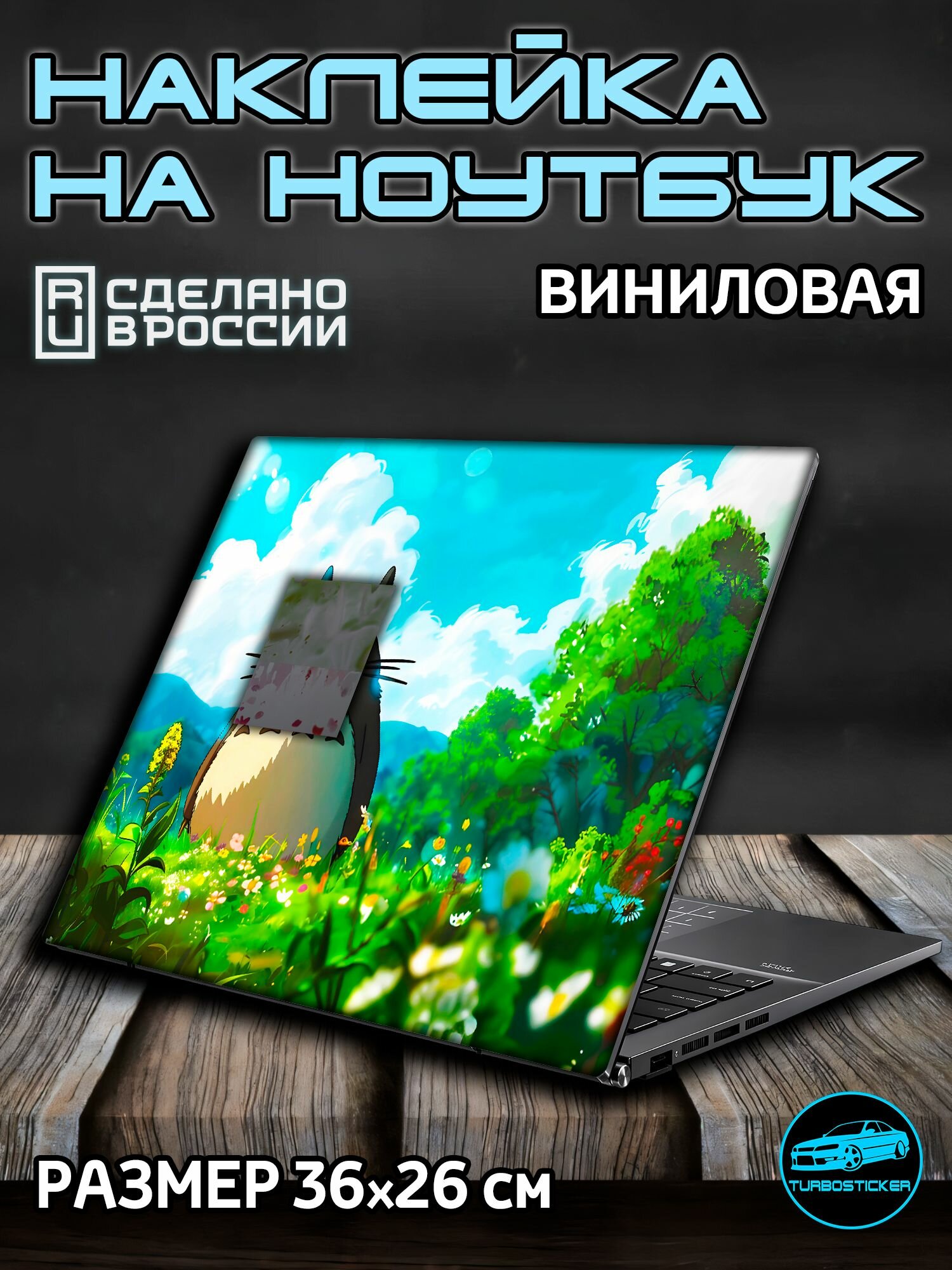 Наклейка на ноутбук