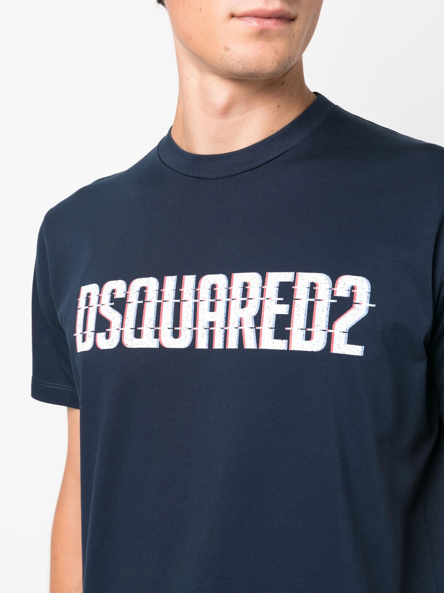 Футболка DSQUARED2, размер L, синий — фото 1