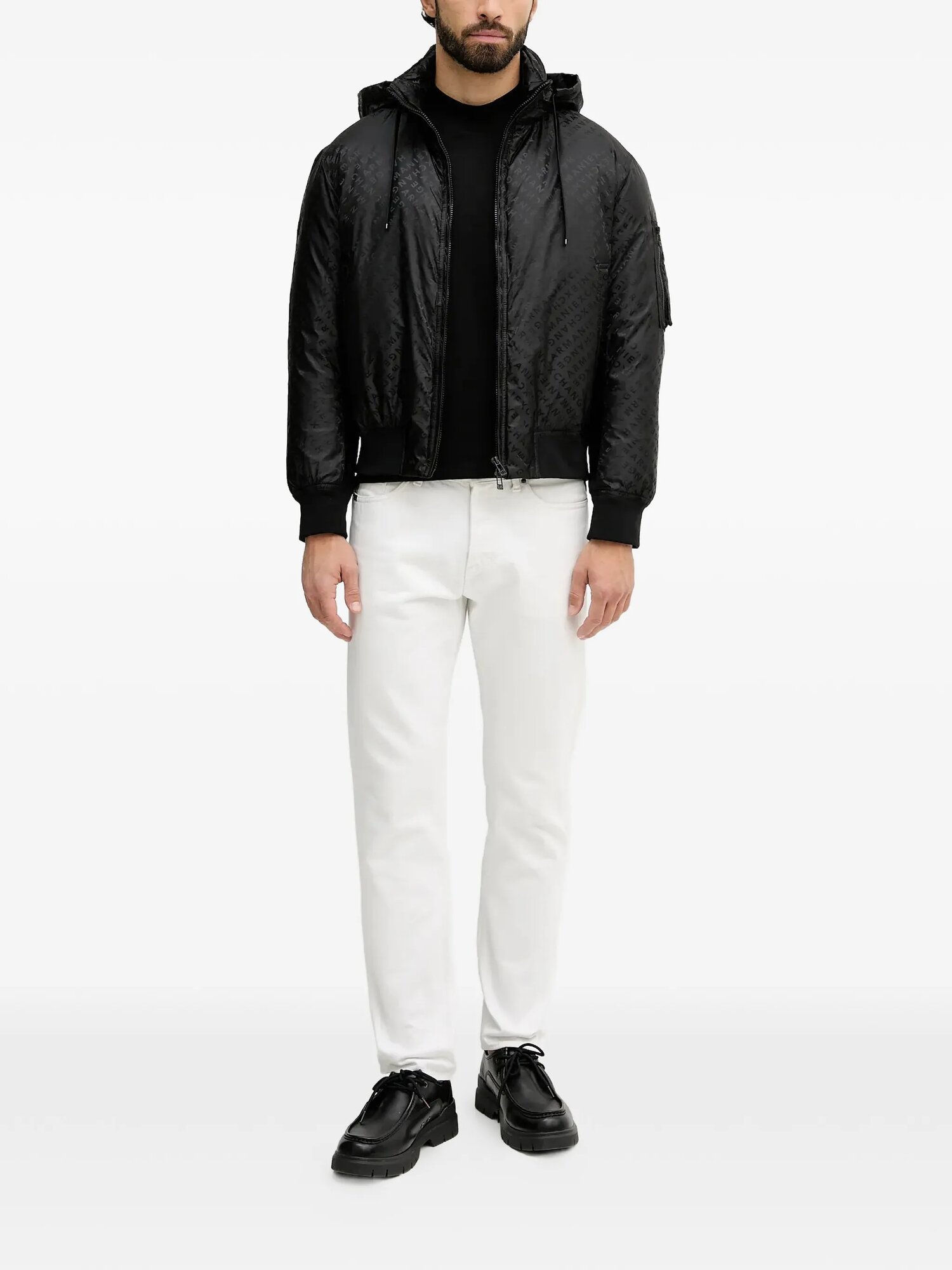 Куртка Armani Exchange, размер 46, black/black — фото 1