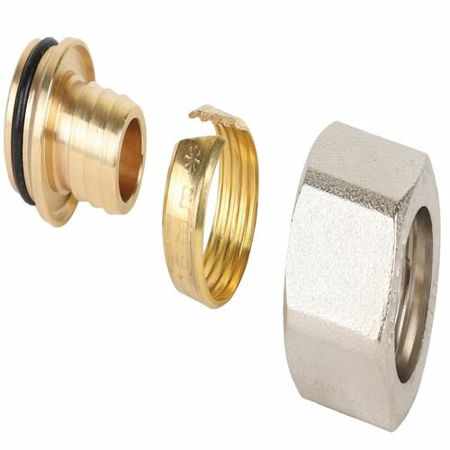 Фитинг обжимной (евроконус) 1/2'x16x2.2 PEX для полиэтиленовой и металполимерной трубы код MC.411.04 MVI (10шт. в упак.)