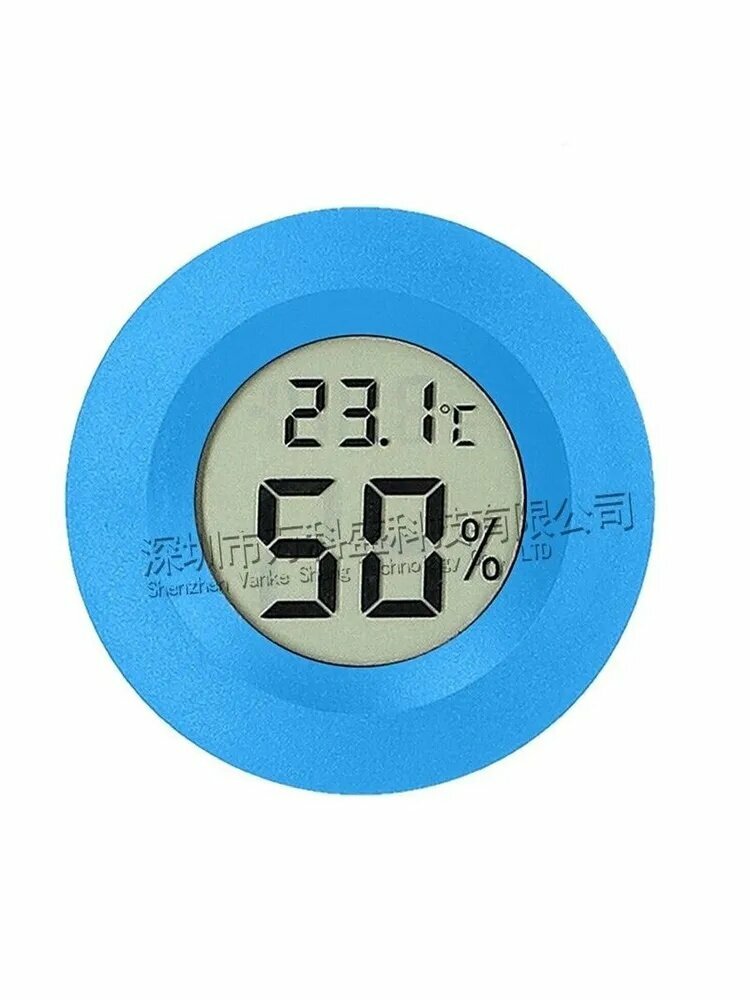 Комнатный круглый мини-цифровой электронный термометр-гигрометр с ЖК-дисплеем