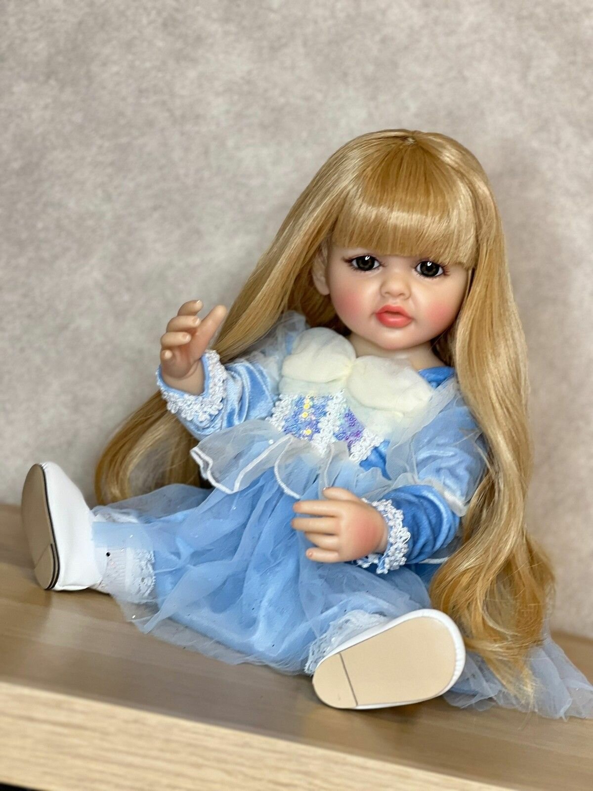 Кукла Реборн виниловая 55 см в пакете (FA-289)