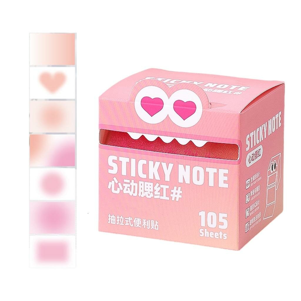 Жемчужные самоклеящиеся блокноты, 150 листов, Румянец от сердцебиения