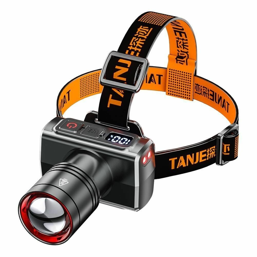 Головной фонарь для экстренных ситуаций, с датчиком движения рук, 8.4 7.4 см, Type - C быстрый заряд