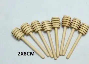 Деревянные ложечки для меда Xbees (100 шт) 2x8cm