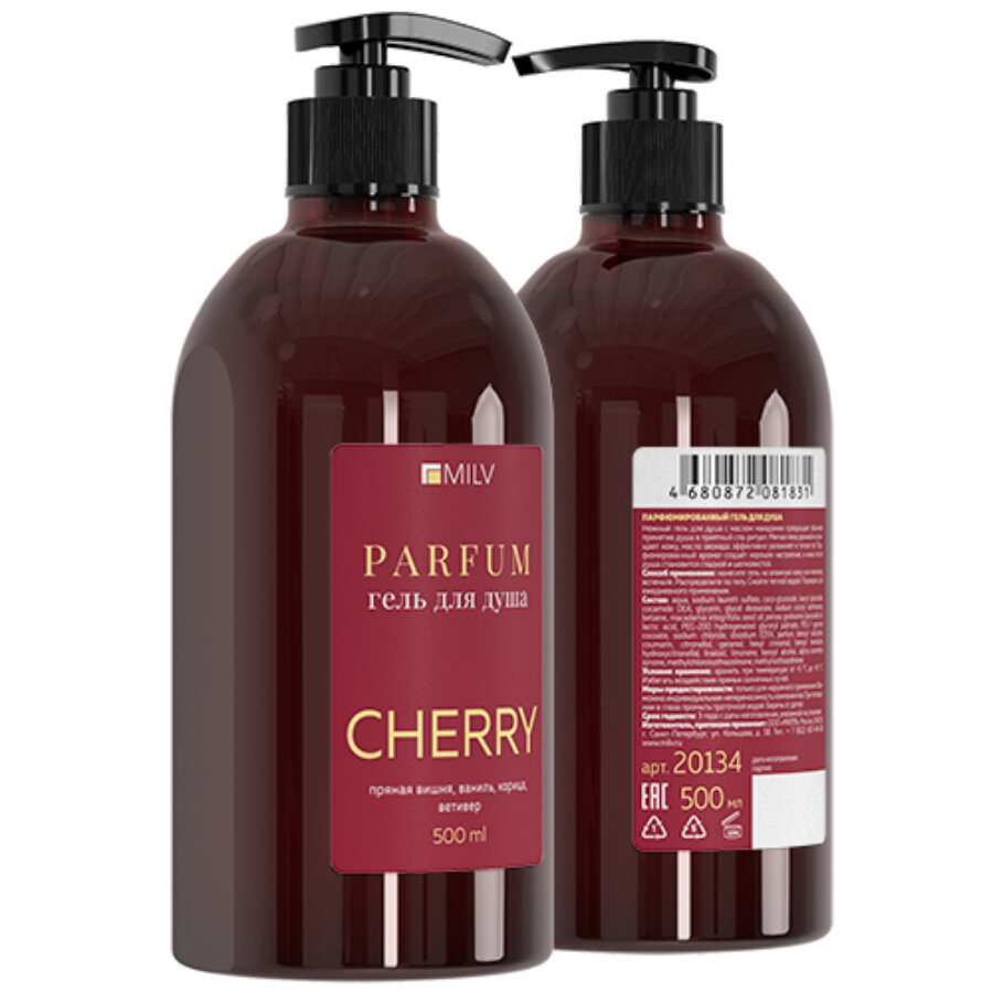MILV, Парфюмированный гель для душа №16, 500 мл