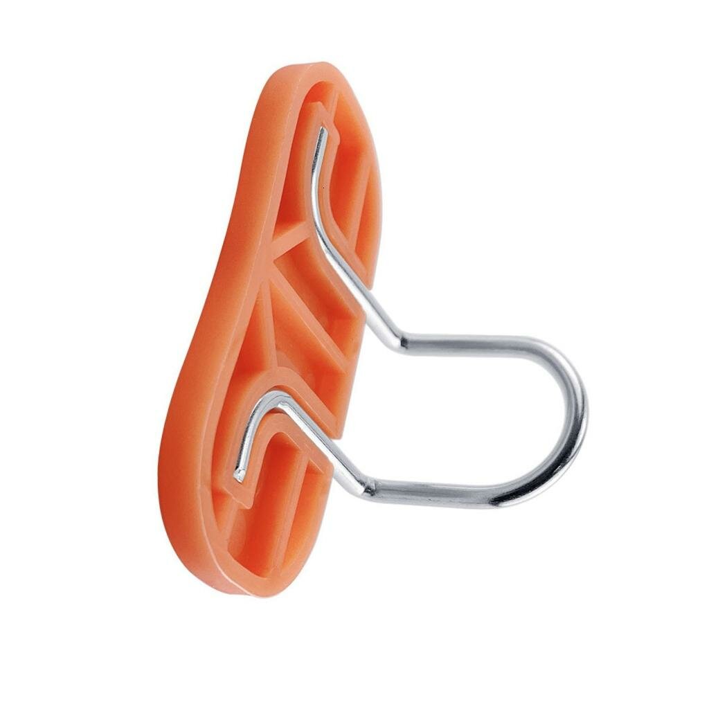 Зажим для троса из нержавеющей стали с направляющими кольцами, Оранжевый - База