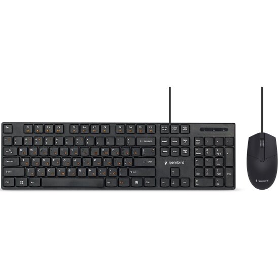Клавиатура и мышь Gembird KBS-9050L (черный)