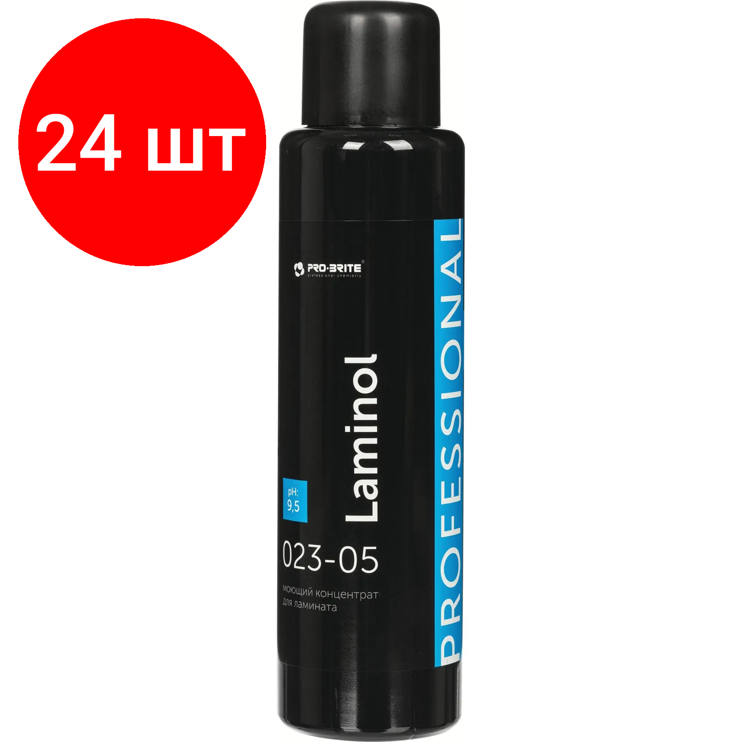 Комплект 24 штук, Профхим д/руч. мытья пола щел д/ламината Pro-Brite/Laminol, 0.5л