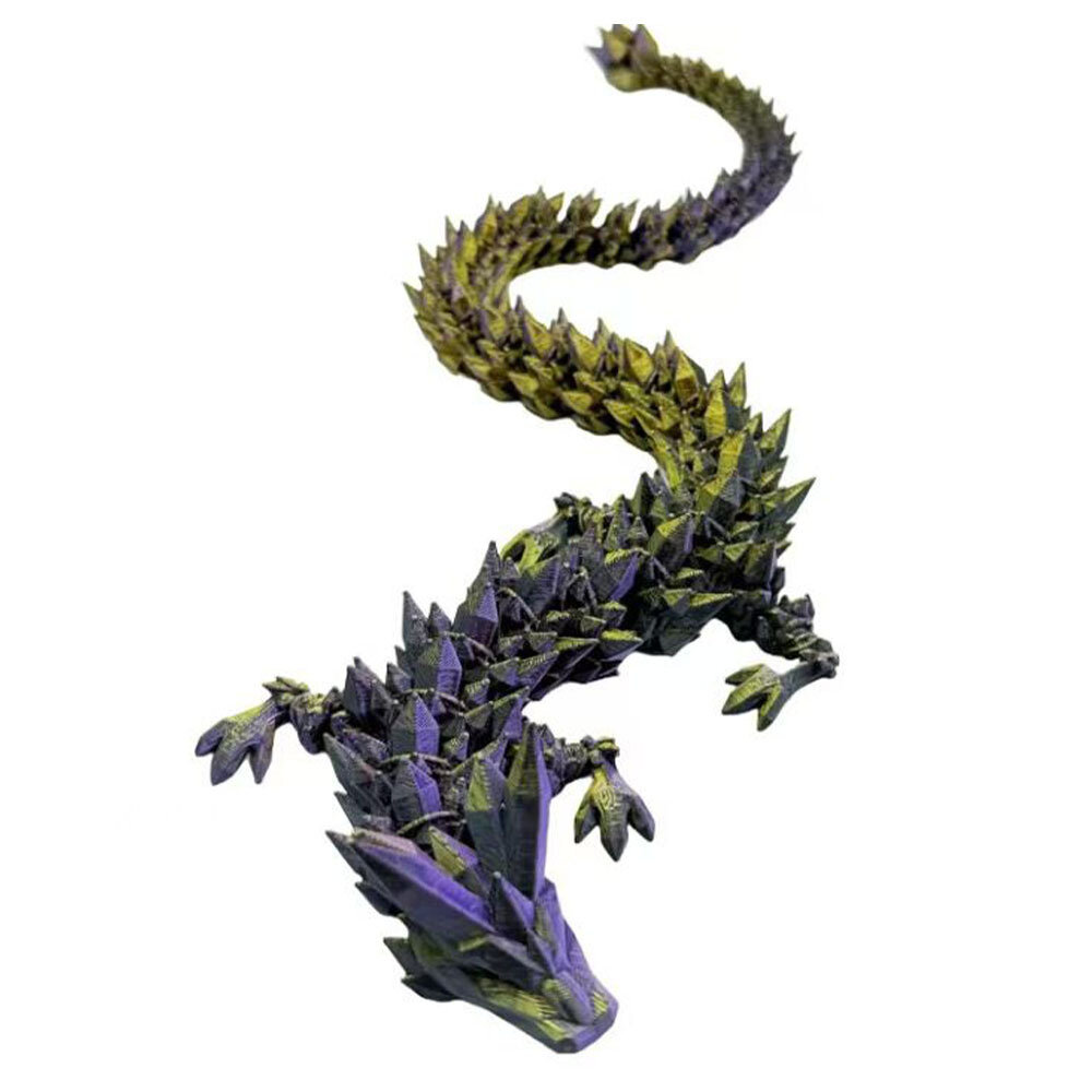 Производитель оптом 3D-печатная арт-аквариум, креативное украшение для ночного рынка, 3D-печатный дракон, фигурка 3D-печатного дракона