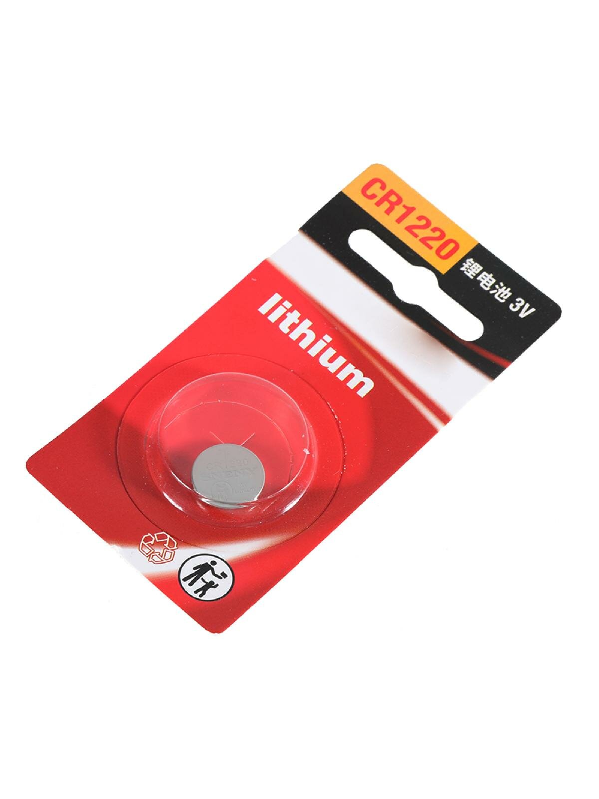 Литиевая батарея CR1220 3 В для часов, калькуляторов, электроники