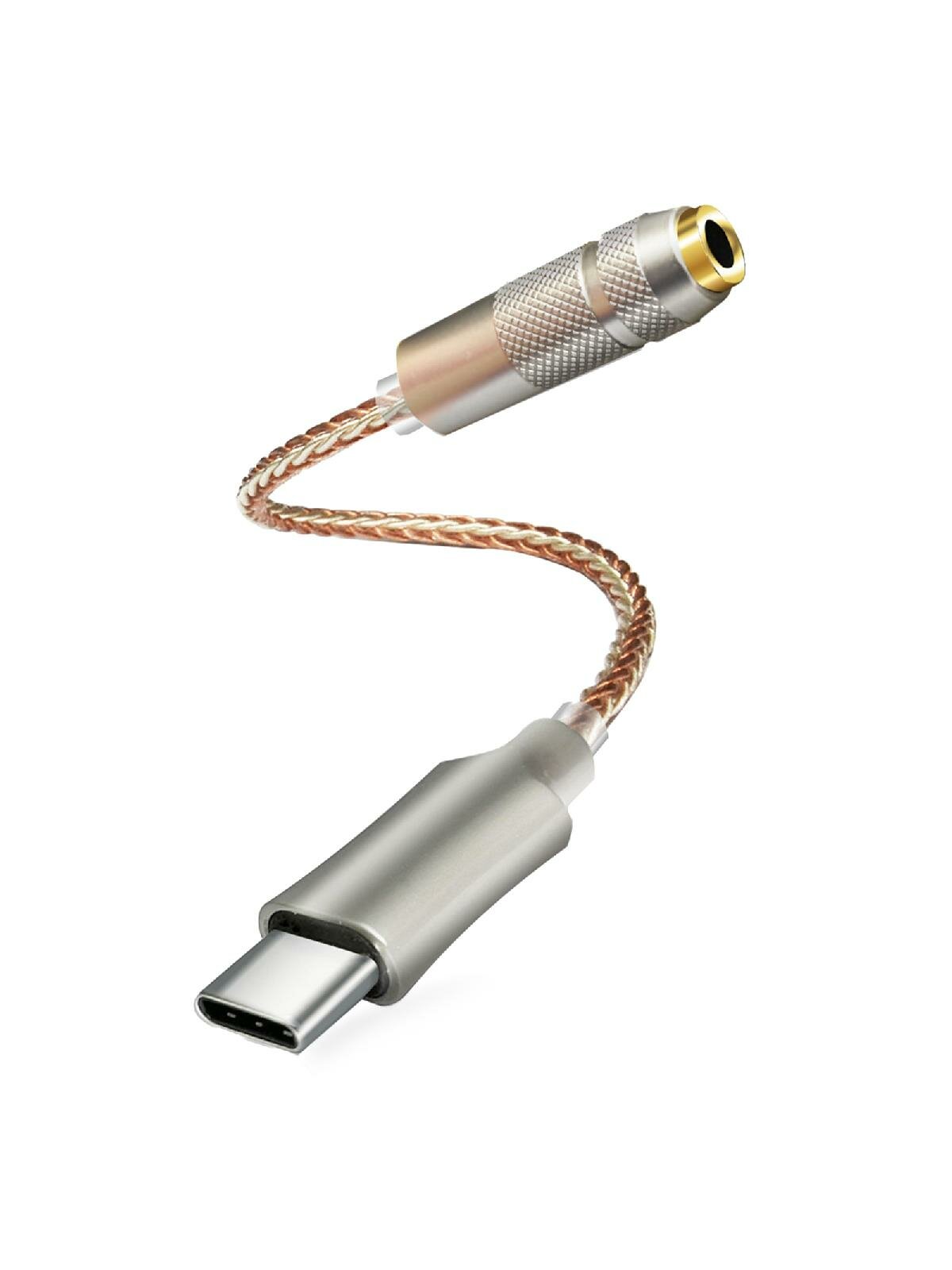 Адаптер USB C- 3,5 мм, усилитель для наушников с цифровым декодированием звука TPC