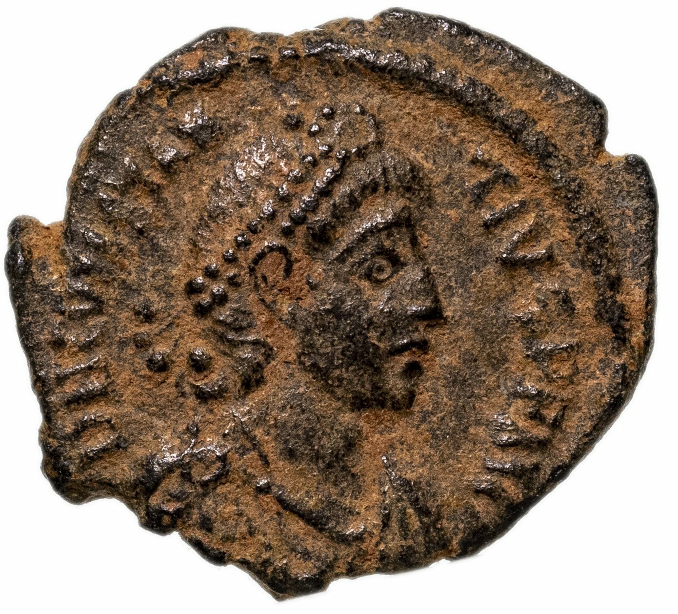 Римская империя, Констанций II, 337-361 годы, Центенионалий , Медь, в сохранности VF-XF