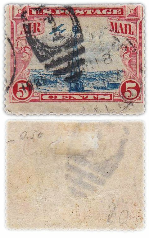 США 5 центов 1928 "Авиапочта"