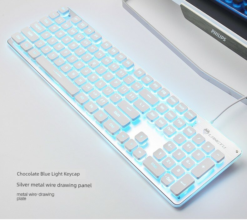 Клавиатура Langtu L1 — это высококачественный, беспроводной, бесшумный механический набор клавиатуры и мыши для