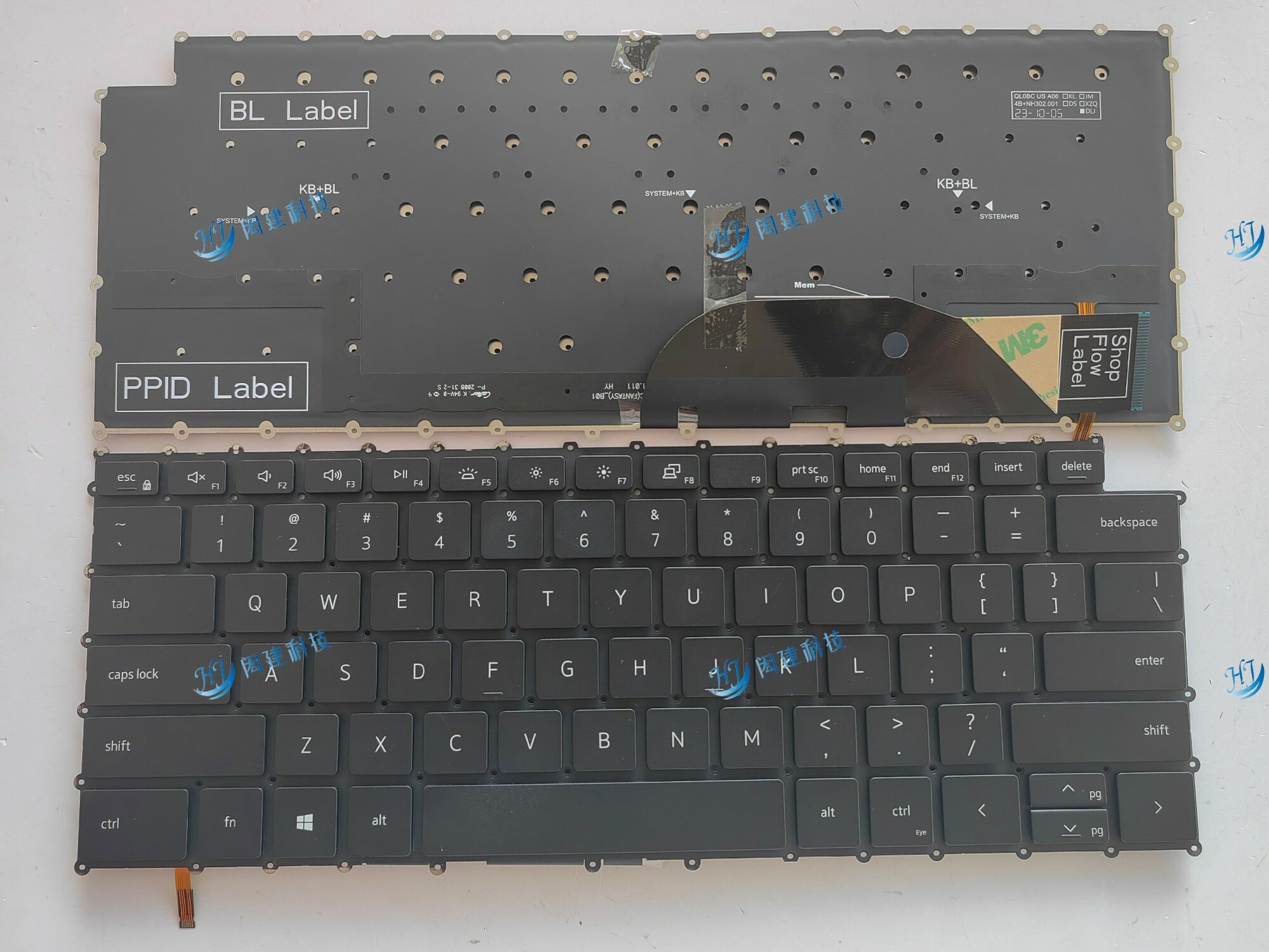 Новая клавиатура для Dell XPS 15 9500 9510 9520 PRECISION 5550 5560 Совершенно новый и оригинальный (не OEM) - с