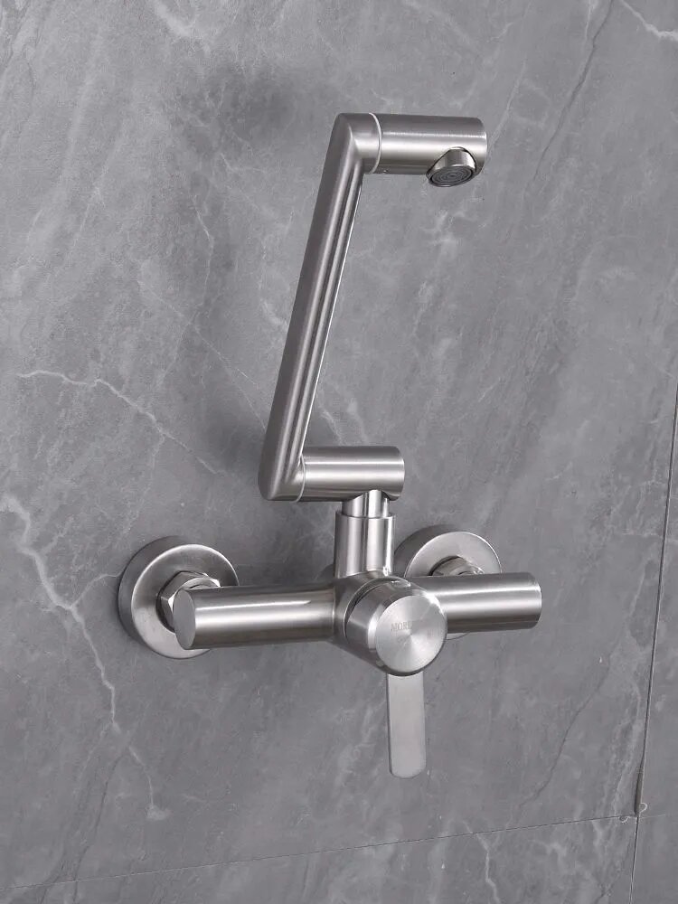 Кухонный кран MORLINCAR раковина встраиваемая в стену универсальная вращающаяся складная роботизированная рука кран для горячей и холодной воды