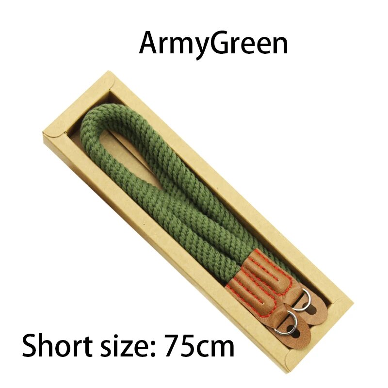 Хлопковый ремешок для камеры Bizoe, Green 75cm