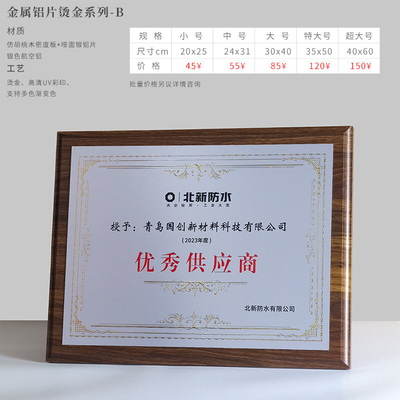 Имитация орехового дерева, наградная табличка, почетная табличка, деревянная медаль с золотым покрытием, металлическая награда, памятная бронзовая медаль на пенсию