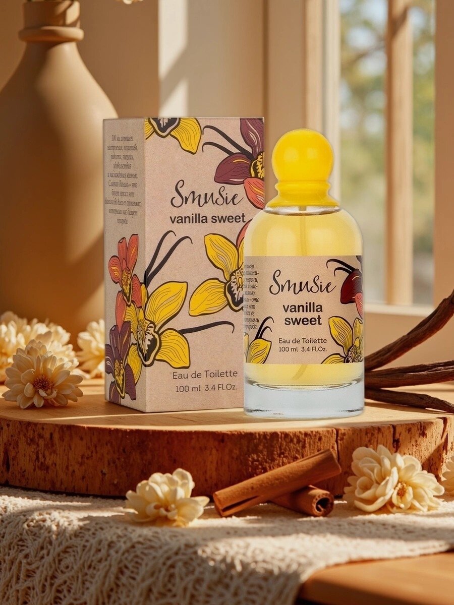 Delta parfum (Vinci). Туалетная вода для женщин Smusie Vanilla Sweet, 100мл.