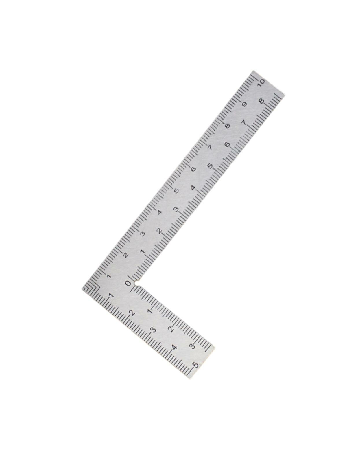 Металлический квадрат из нержавеющей стали L-образная линейка для инженера-измерителя деревообработки