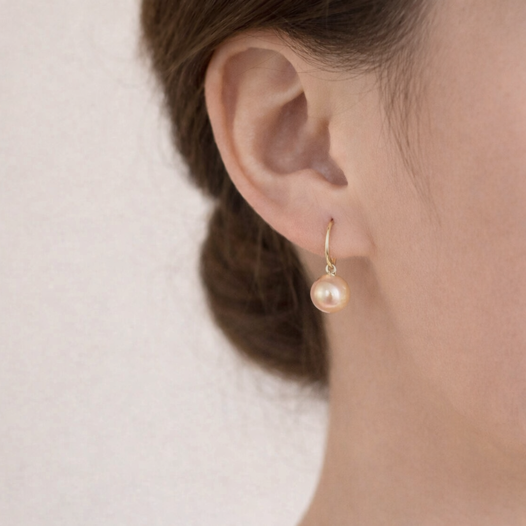 Серьги с подвесками, жемчуг имитация