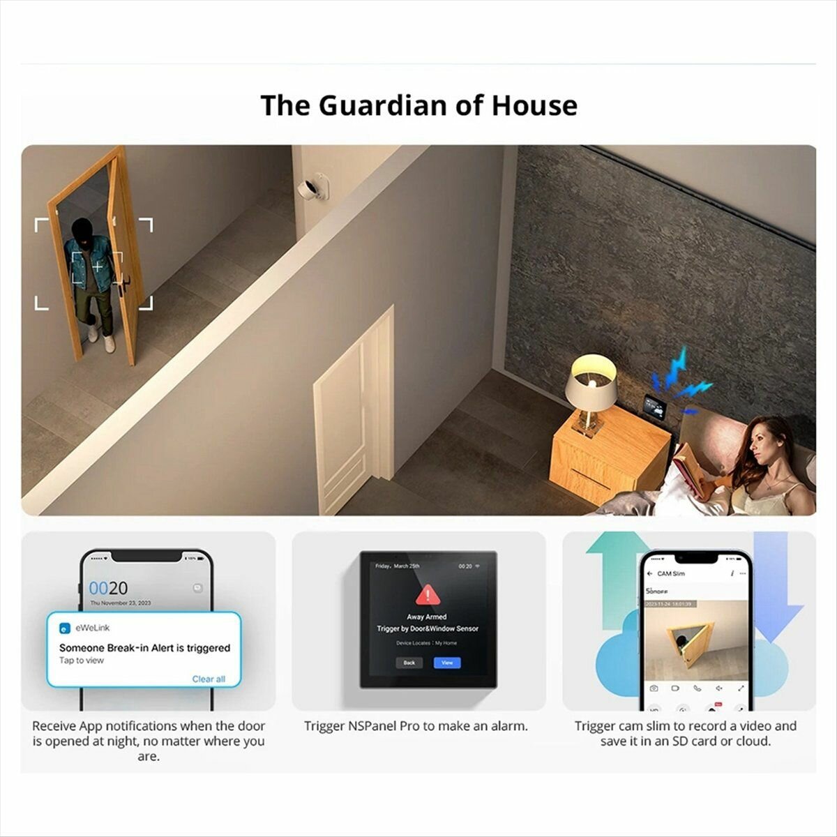 Датчик открытия дверей и окон SNZB-04P ZigBee