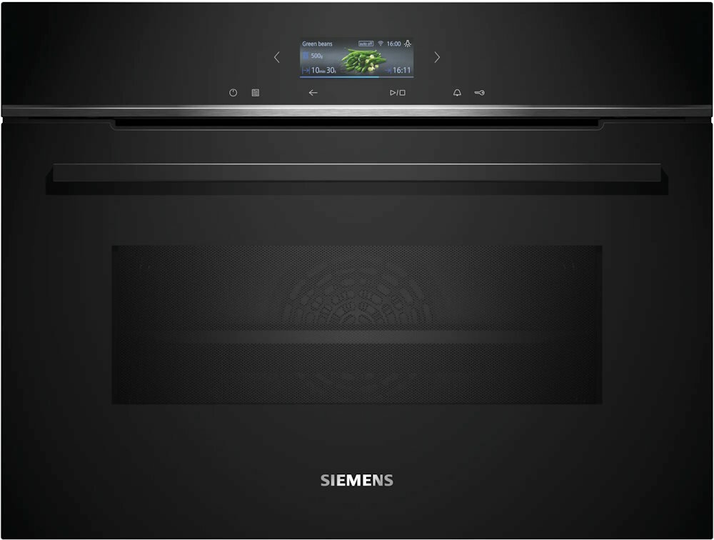 Духовой шкаф Siemens CM724G1B1, встраиваемый, многофункциональный, Home Connect