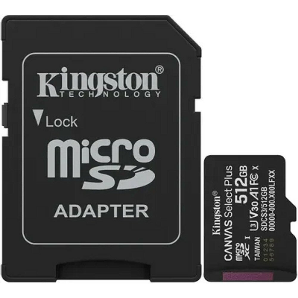 Карта памяти Kingston SDCS3 512 ГБ