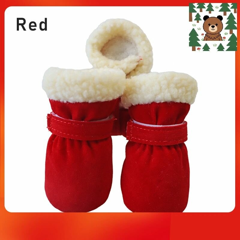 Зимние Термические Обувь для собак Снеговые ботинки