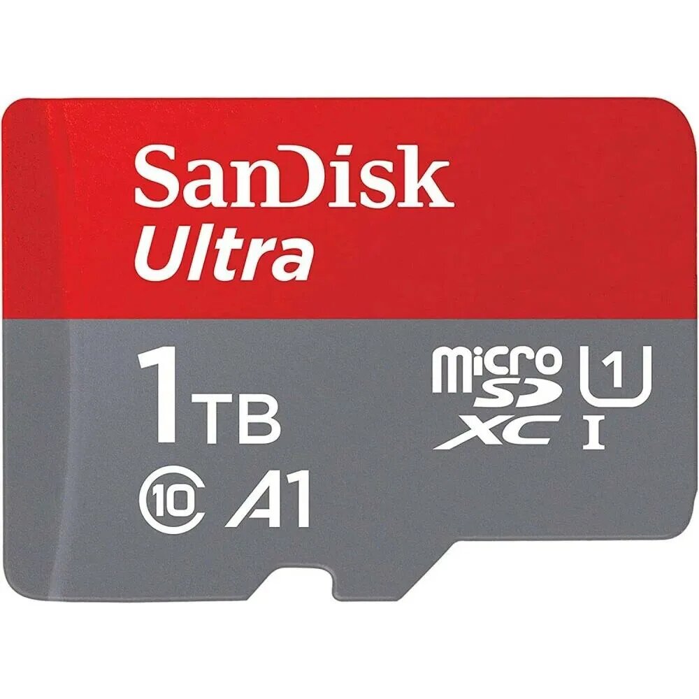 Флеш карта microSD 1TB SanDisk microSDXC Class 10 Ultra (SD адаптер) UHS-I A1 140MB/s