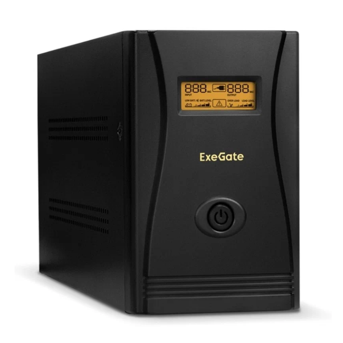 ИБП ExeGate EP285487RUS SpecialPro Smart LLB-1000. LCD. AVR. EURO. RJ черный, мощность 1000VA/650W 4 x Schuko