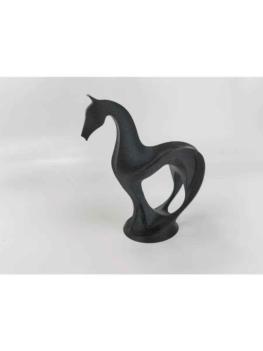 Статуэтка "Лошадь", декоративная, год Лошади, черный, пластик