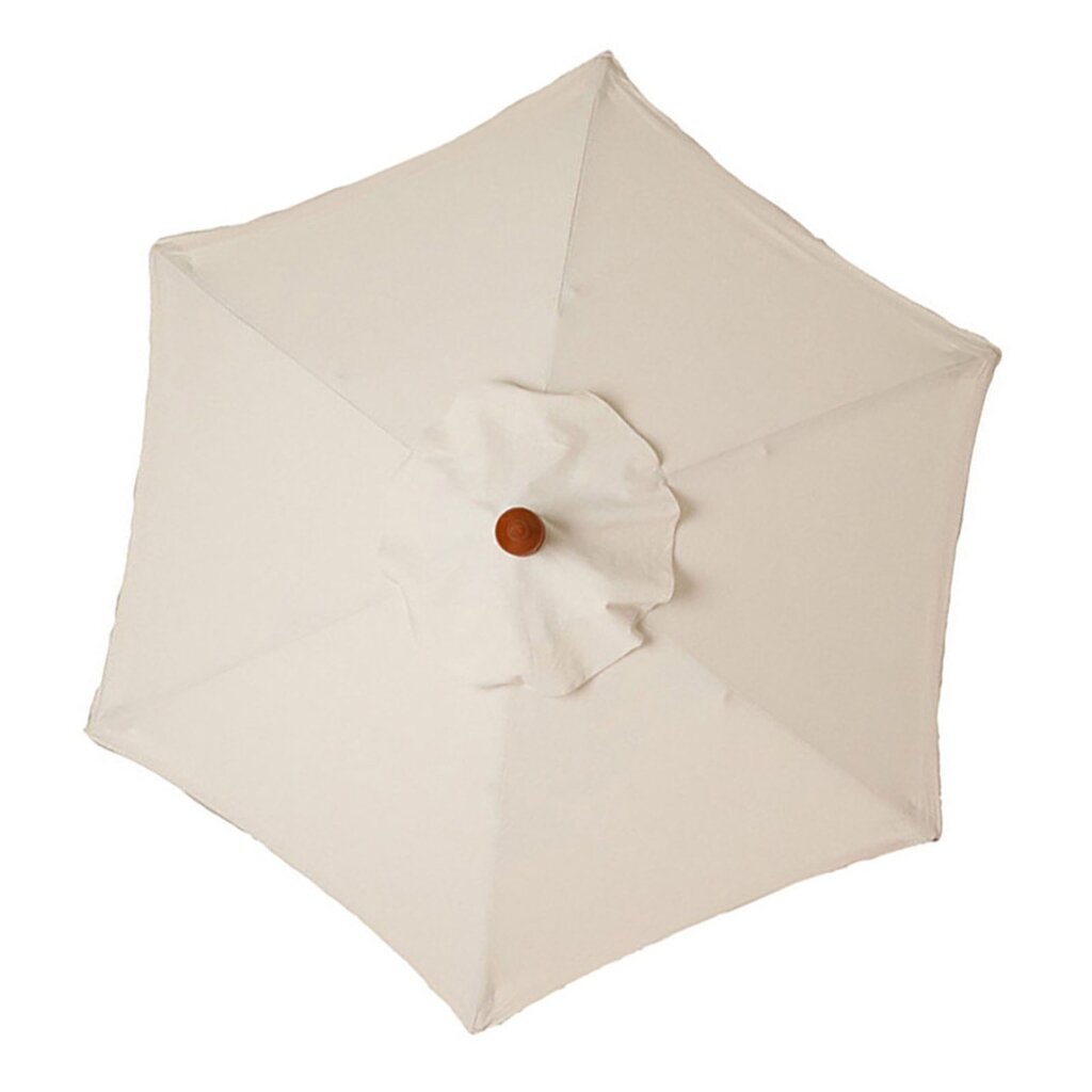 Открытый зонт от солнца, открытый непромокаемый зонт от солнца, садовый зонт, диаметр 2 метра, поверхность зонта из 6 костей может быть заменена-грязно-белый