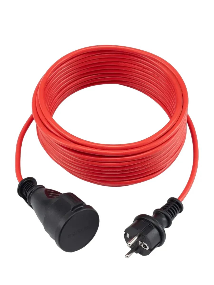 Сетевой удлинитель Buro BU-PS1.20/R 20м (1 розетка) красный