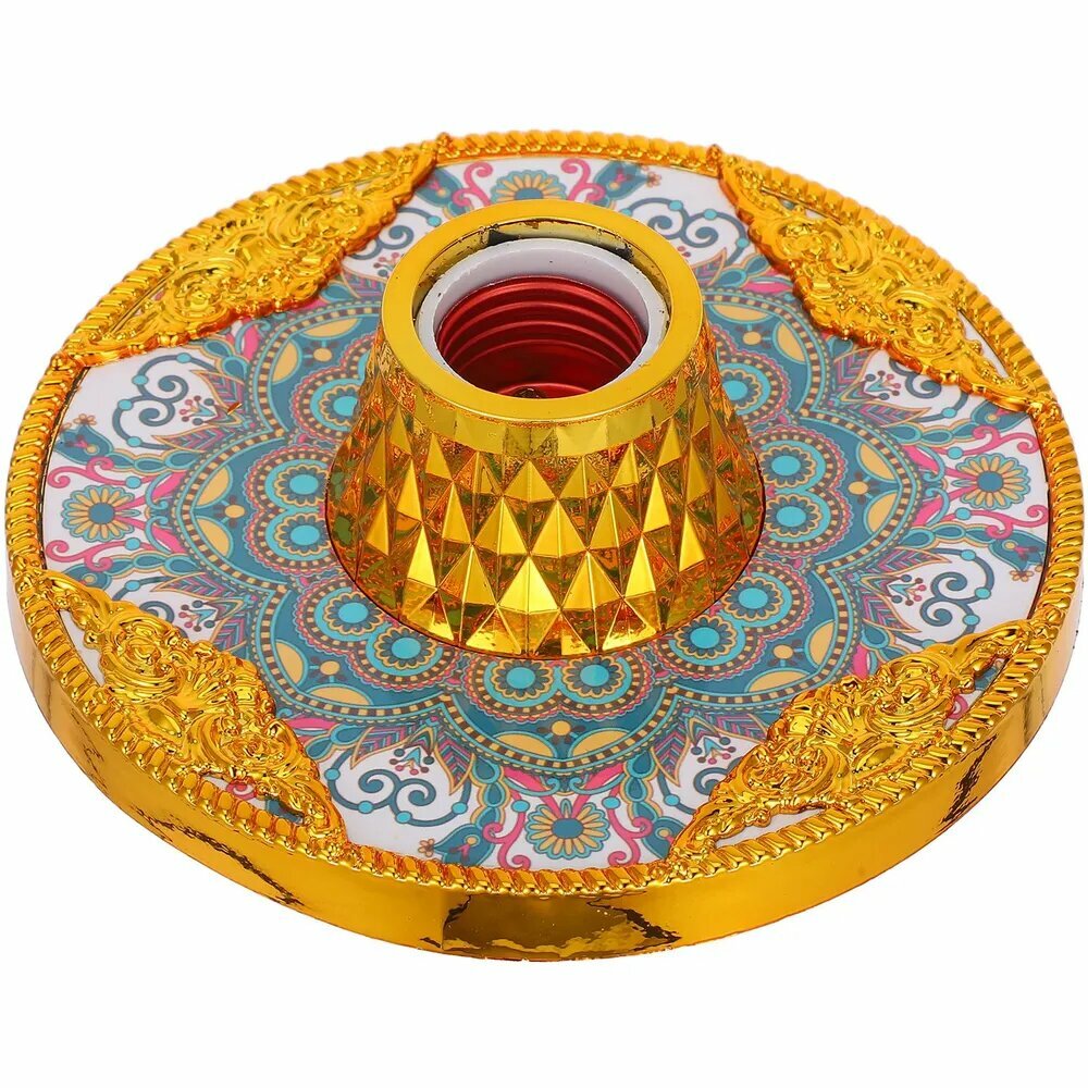 Декоративная Чаша для Освещения E27 с Рисунком Цветов для Потолочных Решений