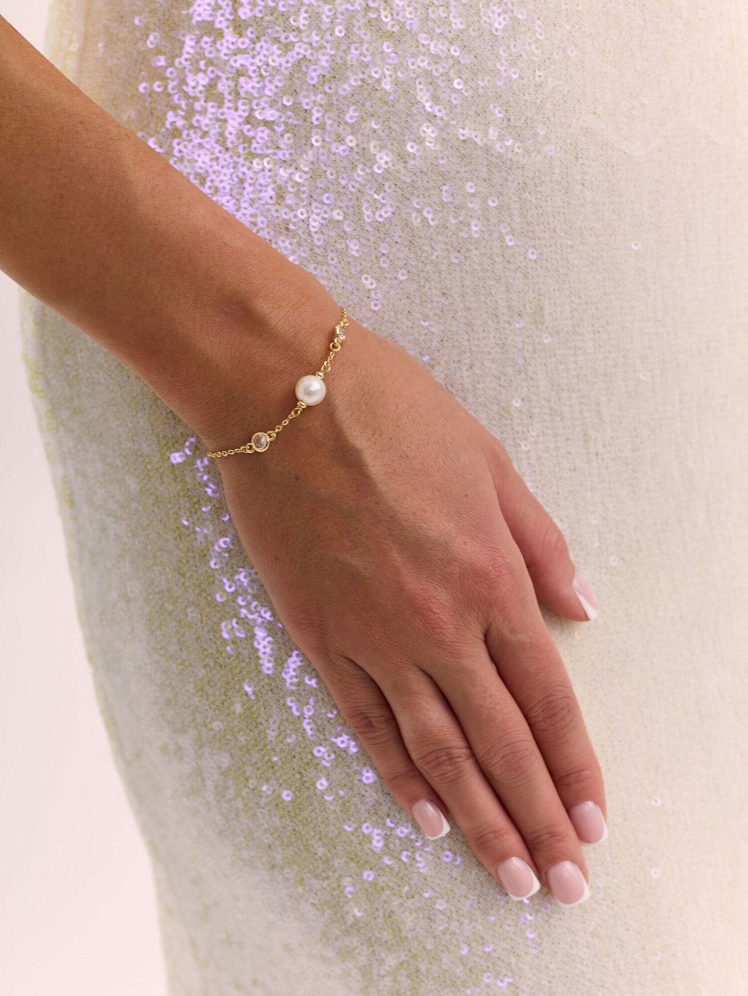 Браслет, жемчуг Swarovski синтетический