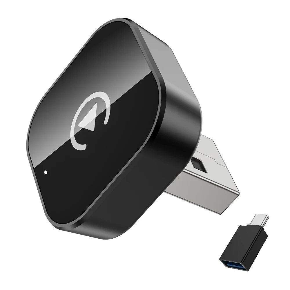 Беспроводной адаптер Carplay Android Auto WiFi Smart Dongle 2in1 для Kia Sportage K5 Carnival Picanto Soul Seltos Telluride Niro EV6 AXP6-Black