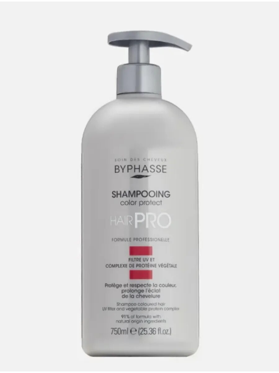 Шампунь для окрашенных волос BYPHASSE hair pro color protect