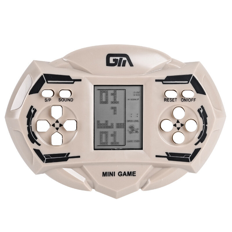 Русская электрическая блочная игровая консоль, портативная модель, ретро, детская ностальгическая портативная игрушка